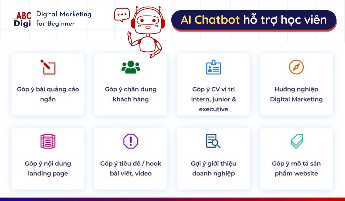 Aida - AI Chatbot miễn phí hỗ trợ học viên | ABC Digi